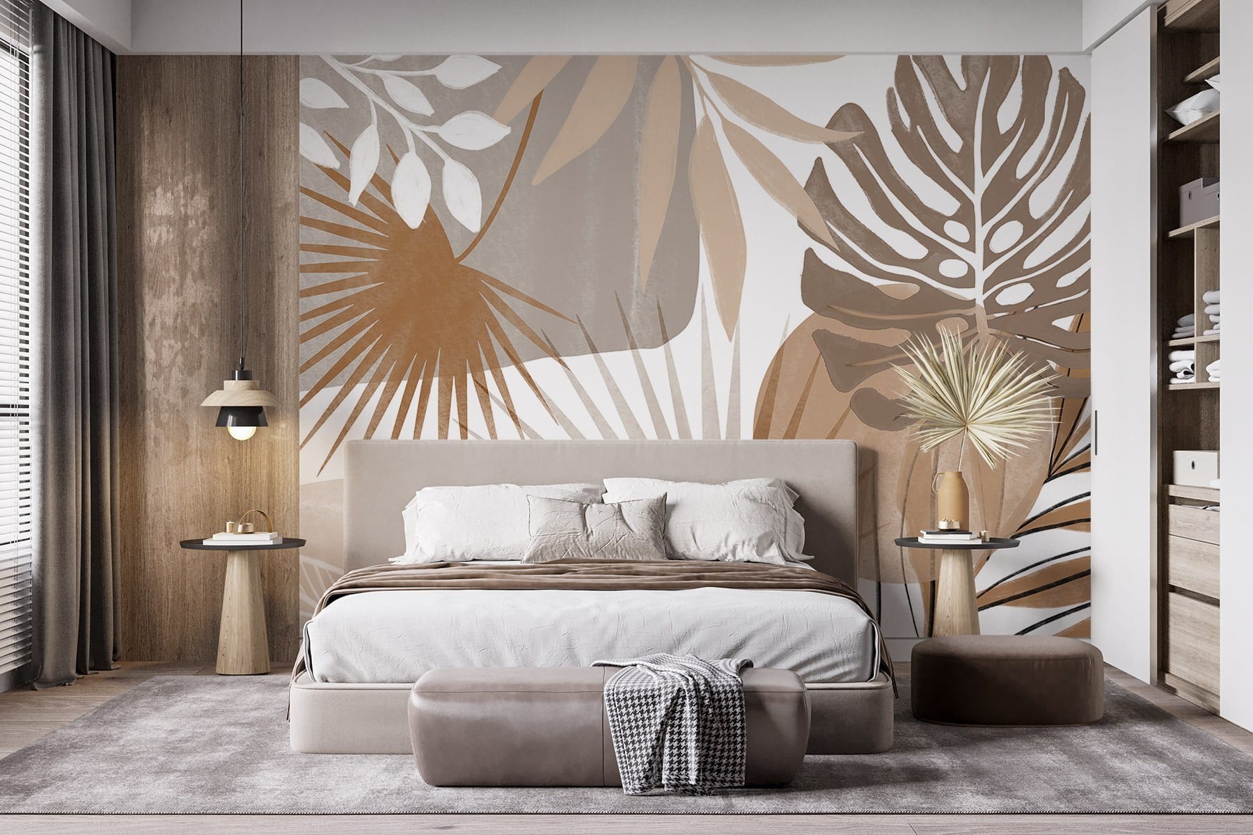 Wall murals Nature's subtle elegance in design : w08738 - Tapeko.co.uk